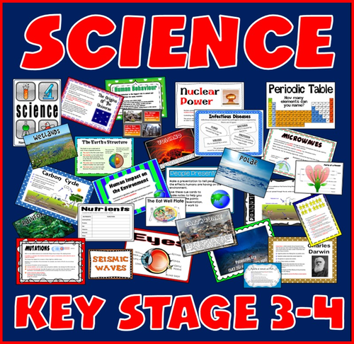 SCIENCE TEACHING RESOURCES KEY STAGE 3-4 CHEMISTRY BIOLOGY PHYSICS ...