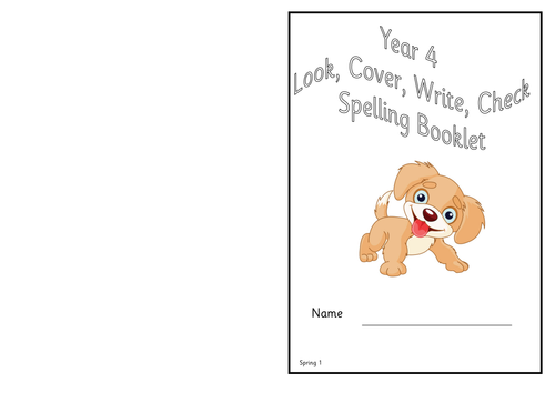 Year 3/4 Instant Display and spelling booklets based on the New ...
