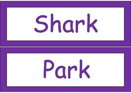 SHARK IN THE PARK STORY TEACHING RESOURCES LITERACY READING EYFS KS 1-2 ...