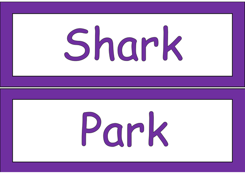SHARK IN THE PARK STORY TEACHING RESOURCES LITERACY READING EYFS KS 1-2 ...