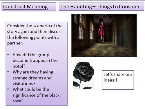 The Haunting - Horror Creative Writing | Teaching Resources