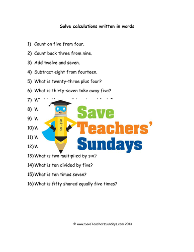 Maths Vocabulary KS2 Worksheets, Lesson Plans and Flash Cards ...