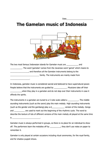 Gamelan Scheme of Work | Teaching Resources