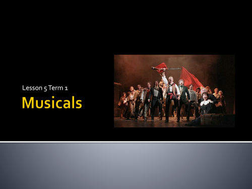 Musicals Scheme of Work | Teaching Resources