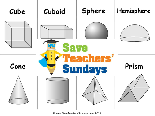 3D Shapes KS2 Worksheets, Lesson Plans, PowerPoint and Flash Cards ...