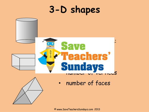 3D Shapes KS2 Worksheets, Lesson Plans, PowerPoint and Flash Cards ...