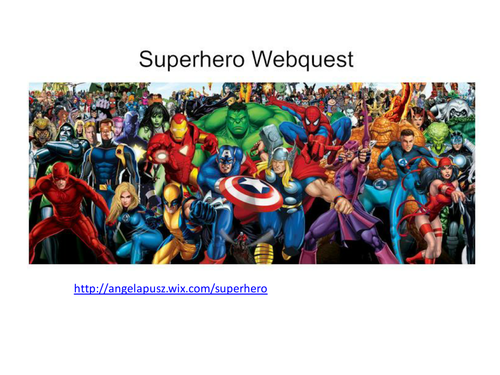 Superhero Webquest | Teaching Resources