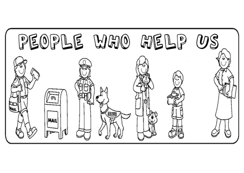 PEOPLE WHO HELP US TEACHING RESOURCES EARLY YEARS KEY STAGE 1-2 EYFS ...