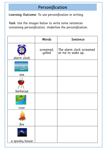 Personification | Teaching Resources