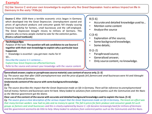 Nazi Germany Revision lesson 1 (From Weimar problems to the popularity ...