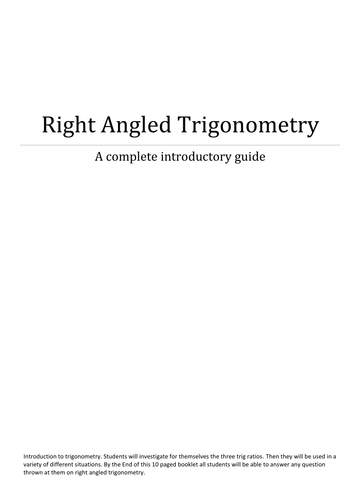 Trigonometry | Teaching Resources
