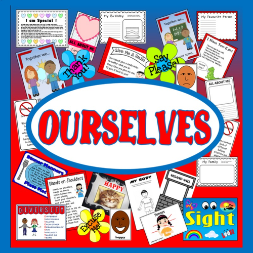 OURSELVES ALL ABOUT ME TEACHING RESOURCES KEY STAGE 1-2 EYFS TOPIC ...