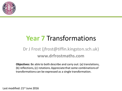 Mixed Transformations Resources | Tes