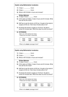 KS2 - time intervals- time difference - word problems - Sats - Year 5 6 ...