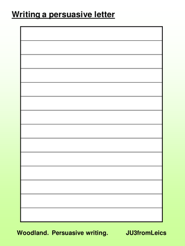 WOODLAND writing activities. Information and persuasive. | Teaching ...