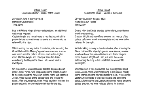 KS2 Tudor Murder Mystery cross-curricular lessons | Teaching Resources