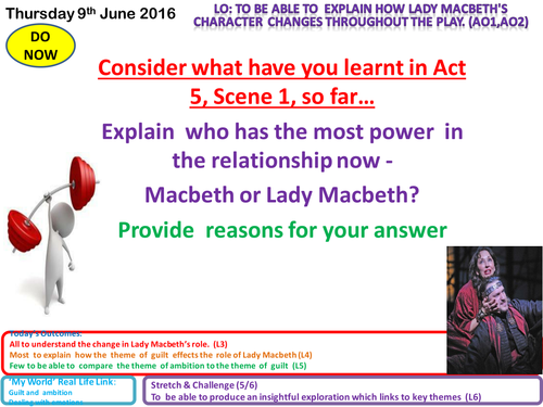 Macbeth Act 5, Scene 1 by kie1212 - Teaching Resources - TES