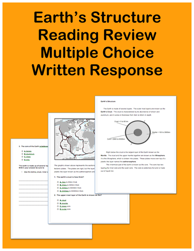 Earth Structure: Passages and Questions | Teaching Resources
