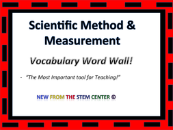 Scientific Method: Word Wall | Teaching Resources