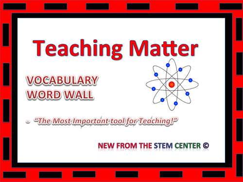 Science: Word Walls! | Teaching Resources