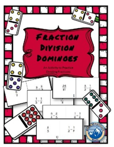 Fraction Division Domino Set | Teaching Resources