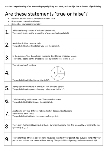 Probability True False Expectation Calculation Estimation Mr Wrong ... Probability True False Expectation Calculation Estimation Mr Wrong ...