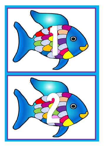RAINBOW FISH STORY TEACHING RESOURCES EYFS KS1-2 ENGLISH FRIENDSHIP ...