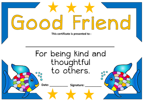 RAINBOW FISH STORY TEACHING RESOURCES EYFS KS1-2 ENGLISH FRIENDSHIP ...