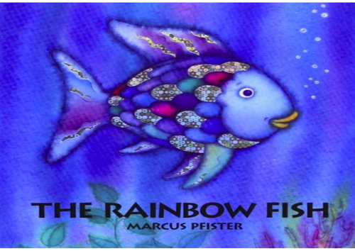 RAINBOW FISH STORY TEACHING RESOURCES EYFS KS1-2 ENGLISH FRIENDSHIP ...