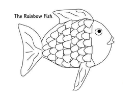 RAINBOW FISH STORY TEACHING RESOURCES EYFS KS1-2 ENGLISH FRIENDSHIP ...