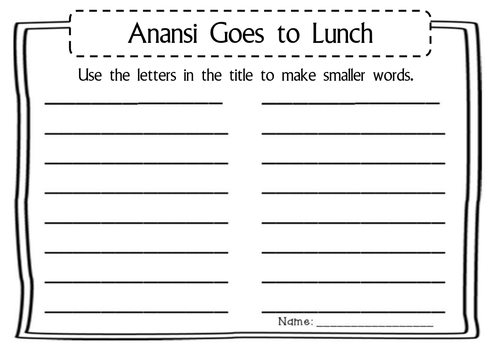 ANANSI STORY TEACHING RESOURCES EYFS KS1 READING AFRICA SPIDER ANIMALS ...