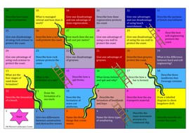 AQA GEOGRAPHY NEW SPECIFICATION- snakes and ladders revision ...