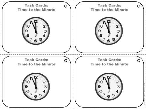 Telling Time to the Minute | Teaching Resources