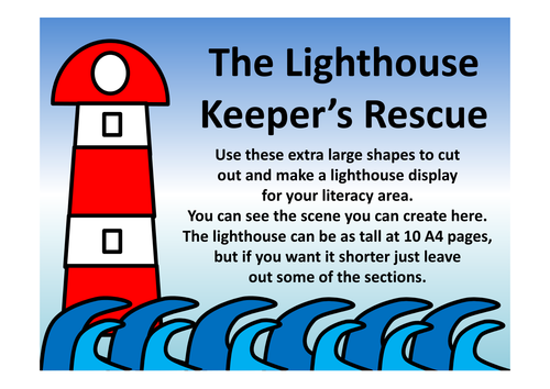 LIGHTHOUSE KEEPERS RESCUE STORY TEACHING RESOURCES EYFS KS1 READING ...
