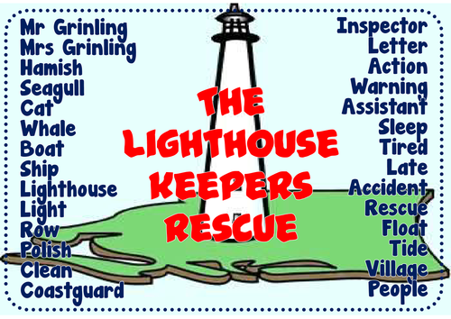 LIGHTHOUSE KEEPERS RESCUE STORY TEACHING RESOURCES EYFS KS1 READING ...