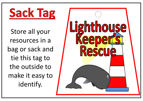 LIGHTHOUSE KEEPERS RESCUE STORY TEACHING RESOURCES EYFS KS1 READING ...