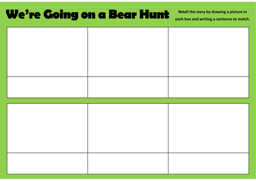 WE'RE GOING ON A BEAR HUNT STORY TEACHING RESOURCES SACK EYFS KS1 ...