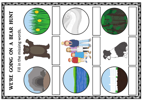 WE'RE GOING ON A BEAR HUNT STORY TEACHING RESOURCES SACK EYFS KS1 ...