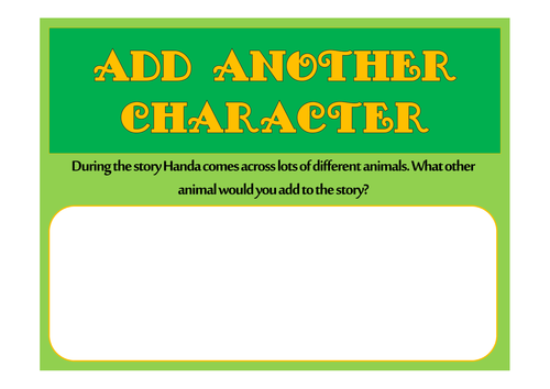 HANDA'S SURPRISE AND HANDA'S HEN HUGE STORY TEACHING RESOURCES EYFS KS1 ...