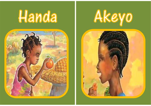 HANDA'S SURPRISE AND HANDA'S HEN HUGE STORY TEACHING RESOURCES EYFS KS1 ...