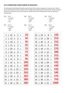 Multiplication by using factors Number theory Arithmetic | Teaching ...