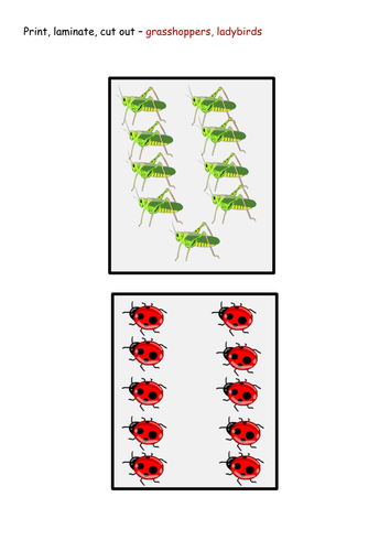 Addition Counting Minibeasts Bugs Insects Worksheets Activities ...