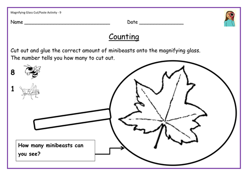 Addition Counting Minibeasts Bugs Insects Worksheets Activities ...