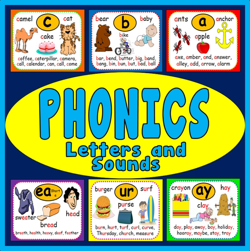 *PHONICS AND ALPHABET BUNDLE* 6 PACKS - POSTERS, FLASHCARDS, BINGO GAME ...