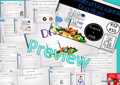 Drug Education - Drug Abuse Awareness Pack (PSHE Unit / Assembly ...