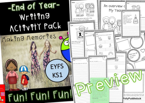End of Year Activity Pack (EYFS/KS1) | Teaching Resources