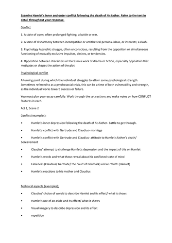 GCSE English Literature Hamlet by William Shakespeare | Teaching Resources