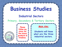 Industrial Sectors - Primary, Secondary & Tertiary Economic Sectors ...