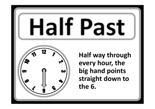 TELLING THE TIME TEACHING RESOURCES EYFS KS 1-2 MATHS NUMERACY OCLOCK ...