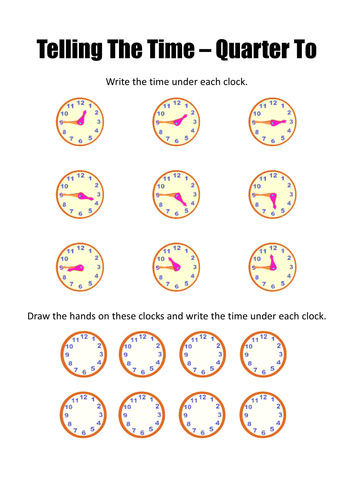 TELLING THE TIME TEACHING RESOURCES EYFS KS 1-2 MATHS NUMERACY OCLOCK ...